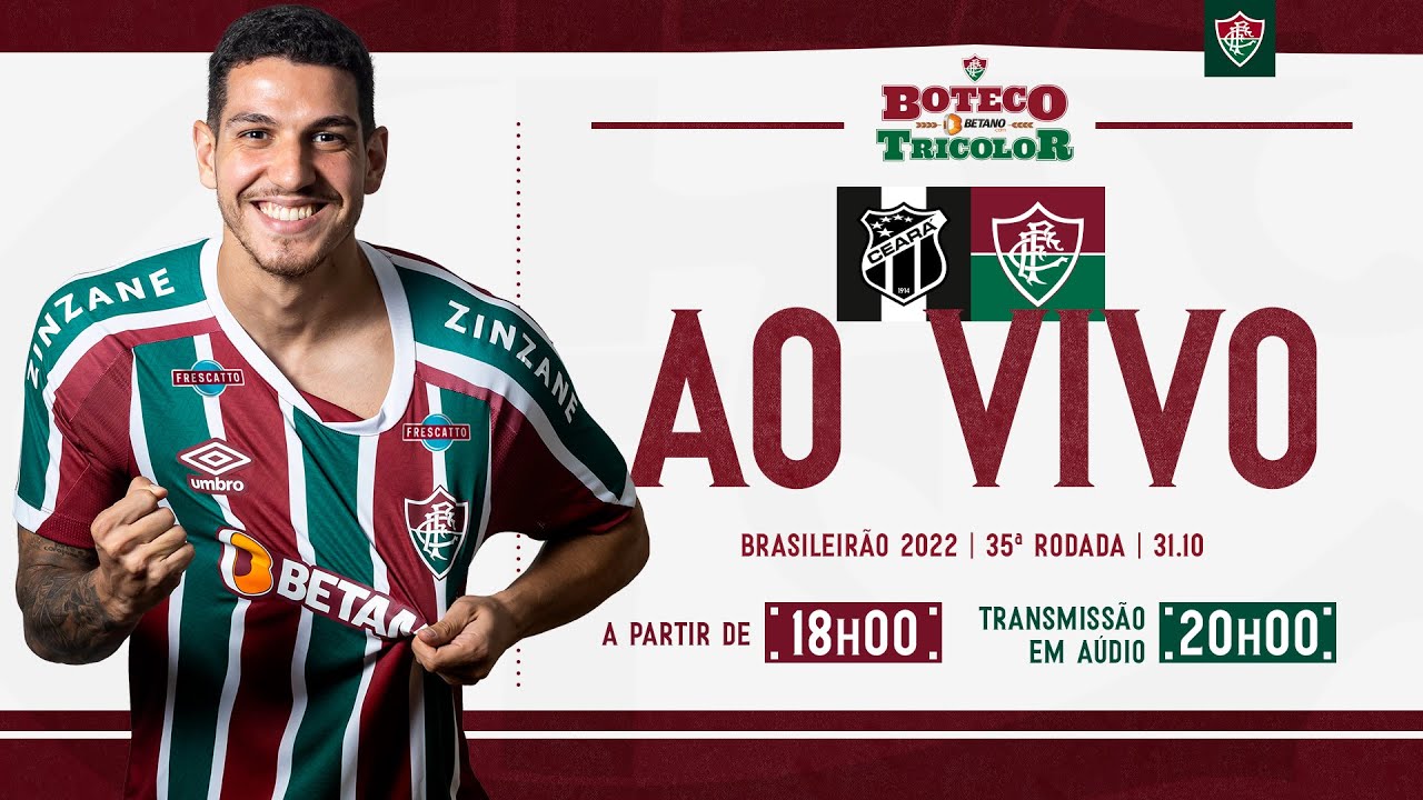 AO VIVO - CEARÁ X FLUMINENSE | BRASILEIRÃO 2022 - YouTube