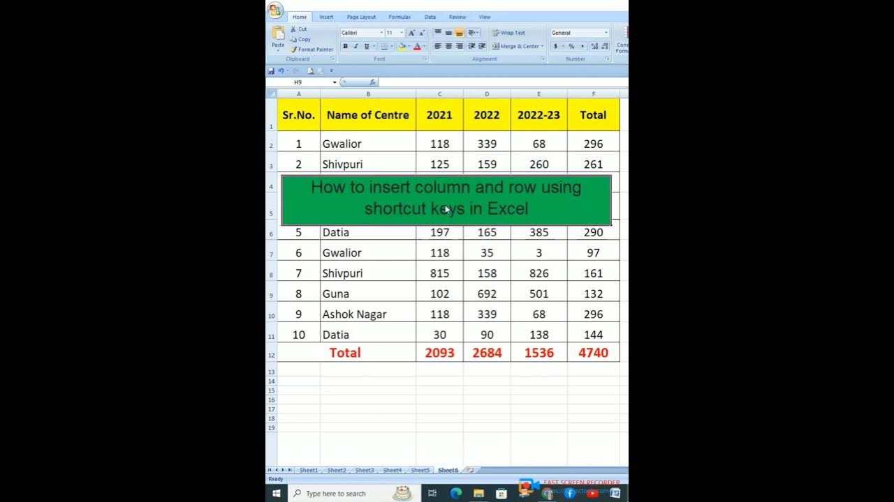 Insert Column And Row In Ms Excel Delete Rows And Column π₯οΈπ€π Shorts Excelformula Shortcutkeys 6532