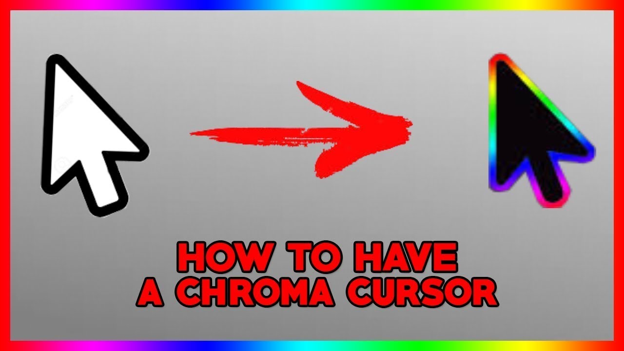 Cum sa iti faci cursorul multicolor?(Chroma cursor) - YouTube