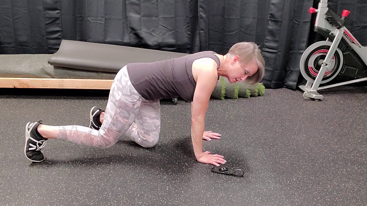 Tall Plank with reach out tap - YouTube