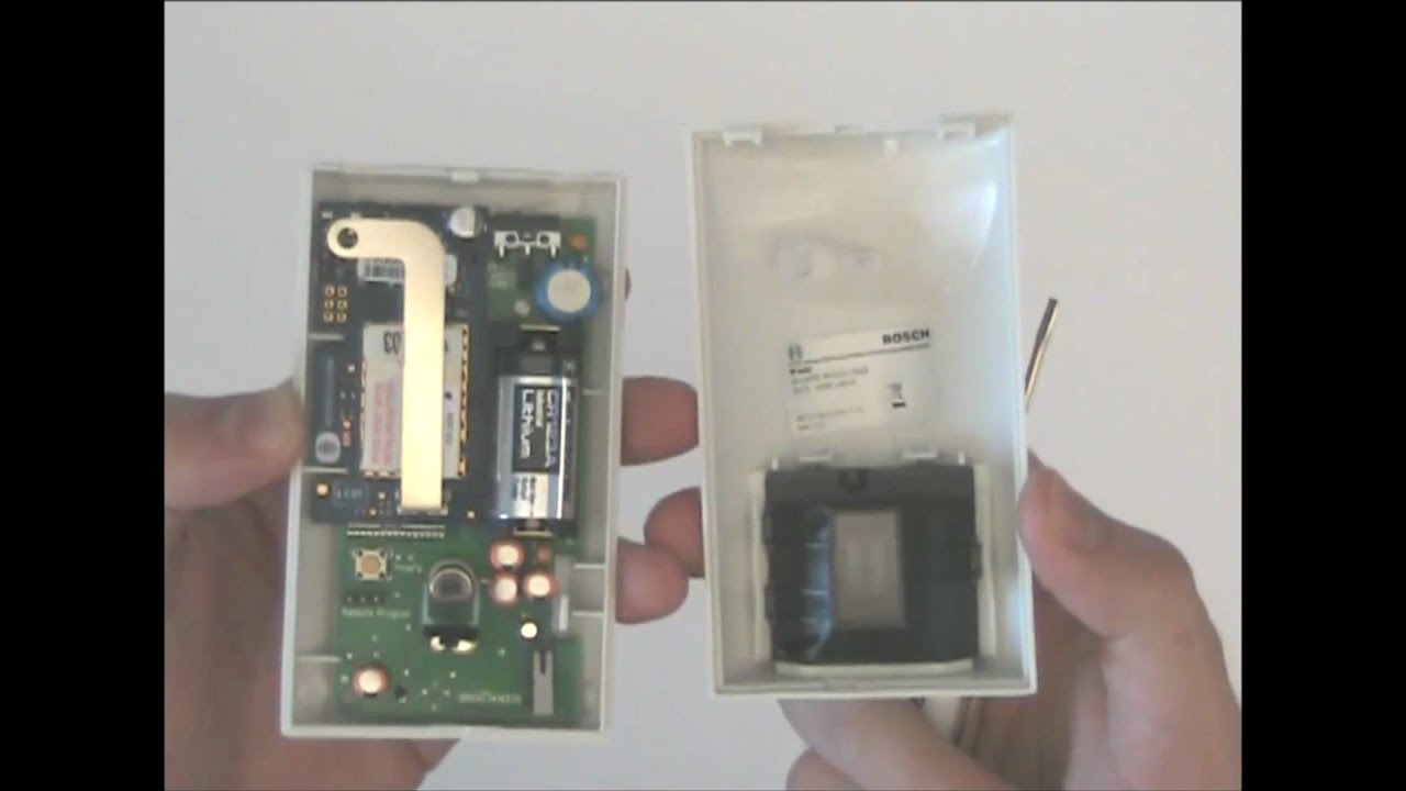 Opening an EN1262 motion detector - YouTube