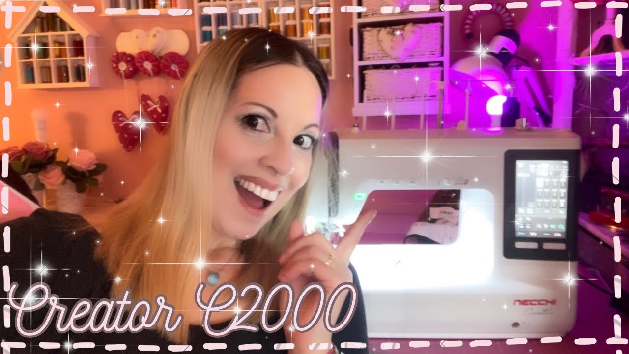 Spacchettamento ricamatrice Necchi Creator C2000 | Embroidery machine - YouTube