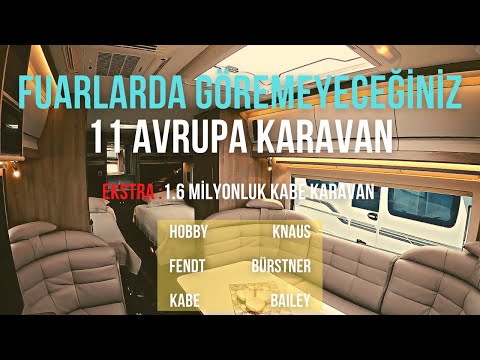 Karavan Almak İsteyenler ! 11 Avrupa Karavan ve Fiyatları.. Bonus : 1.6 milyonluk karavan Kabe!