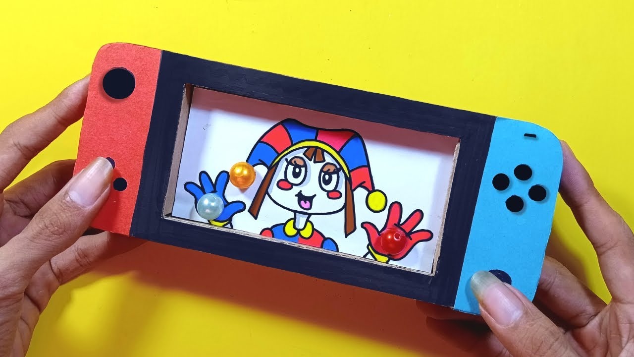 TUTORIAL DIY !! POMNI From THE AMAZING DIGITAL CIRCUS Paper Crafts ...