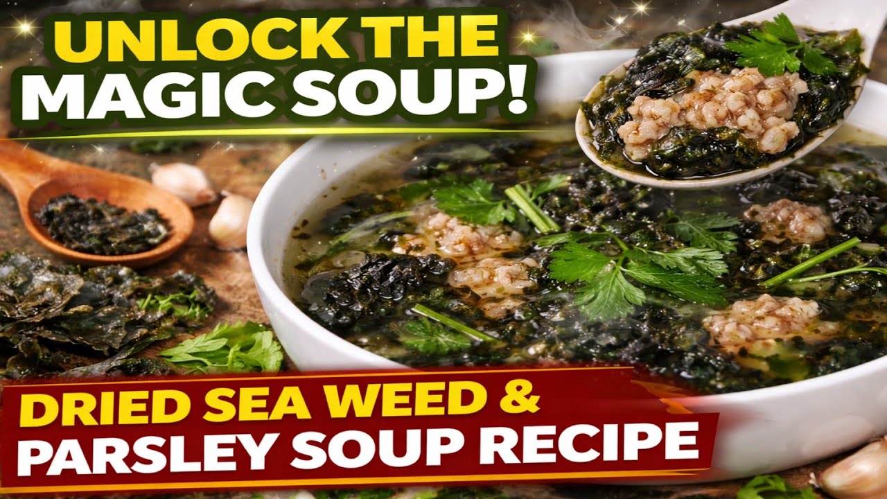 UNLOCK THE MAGIC SOUP DRIED SEA WEED & MINCED PORK PARSLEY SOUP RECIPE ...