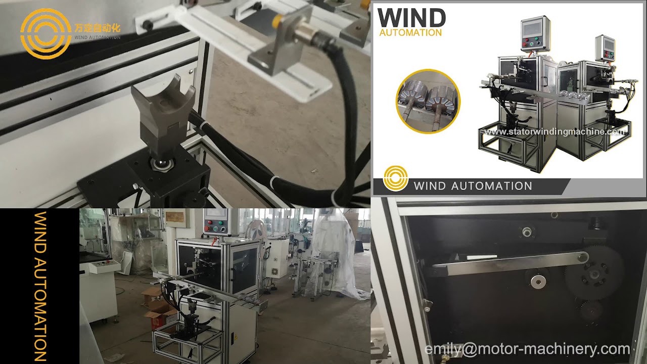 Armature slot cell paper inserting machine insulation machine WIND IP 1 ...