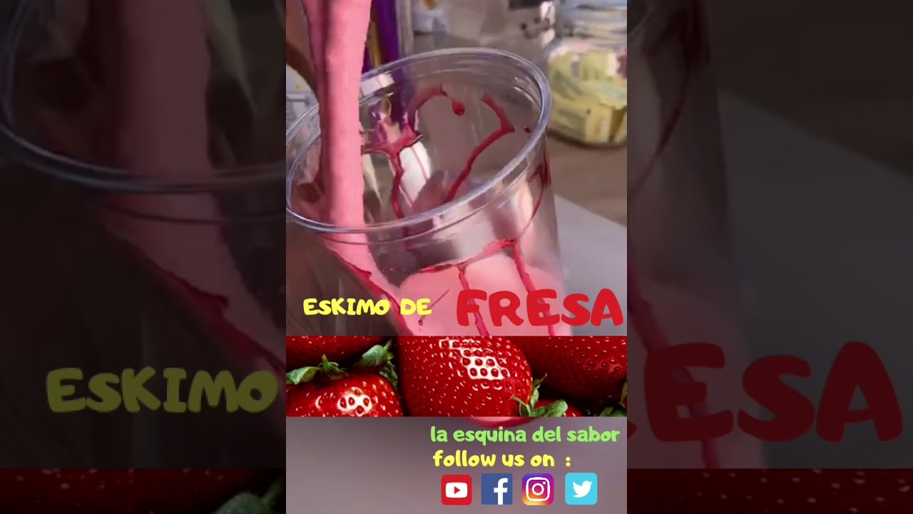 Eskimo sabor fresa mmmm... - YouTube
