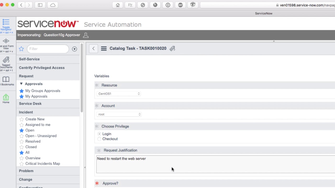 How to Request Access via the Centrify Privileged Access Request ...