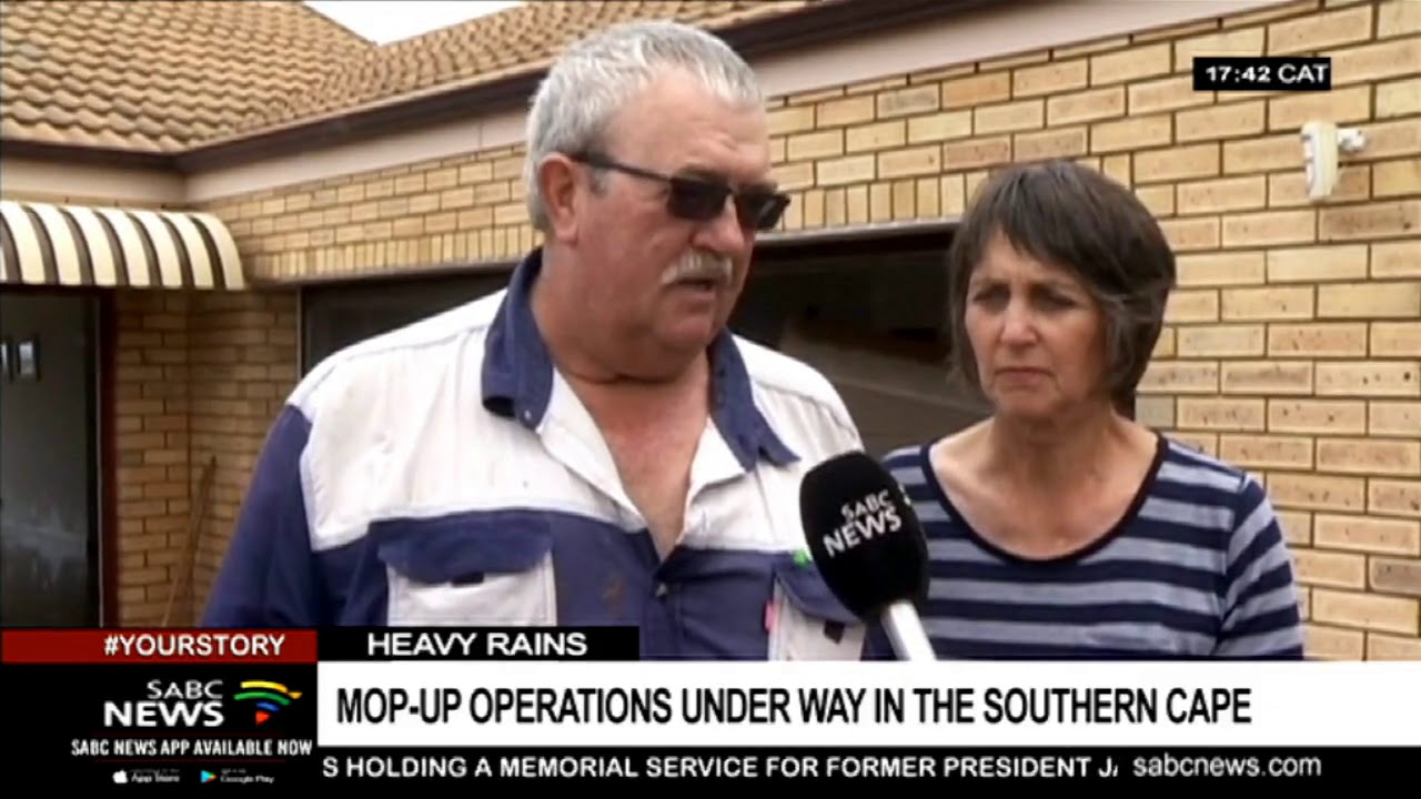 Mop-up operations under way in the Southern Cape - YouTube