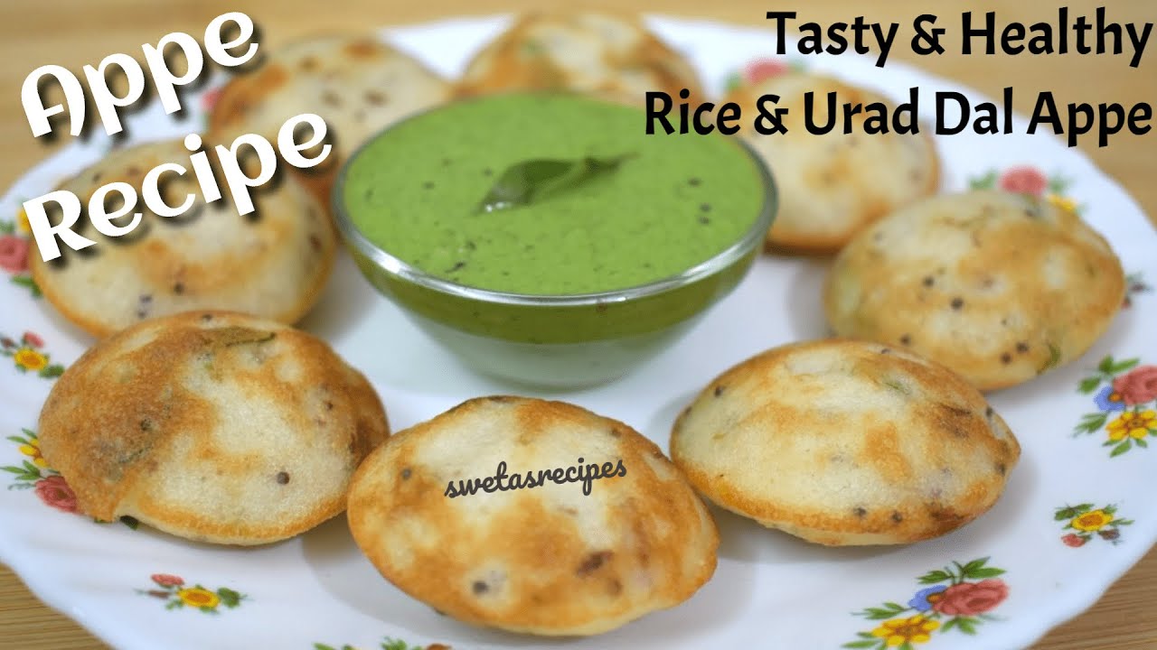 Appe Recipe | How To Make Appe At Home | Appe Recipe Rice And Urad Dal ...