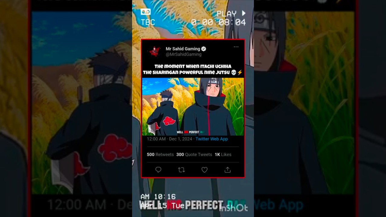 The moment when itachi uchiha the sharingan powerful nine jutsu 💀⚡️|| # ...