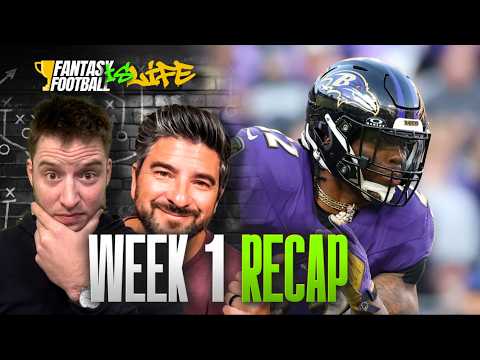 LIVE: Week 1 Sunday Recap Show | Fantasy Football is Life