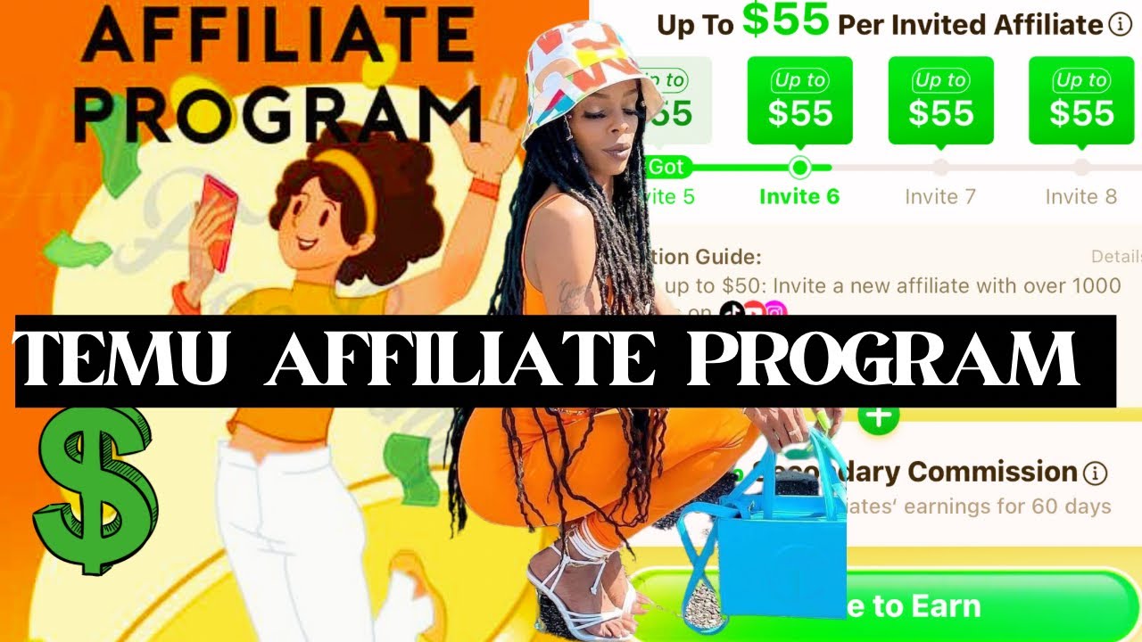 Temu Affiliate Program,Is it Worth It?How to Make $100 A Day as a @temu ...