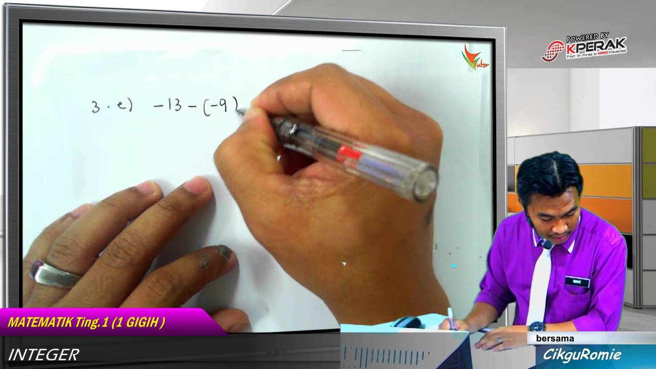 2016 06 1GI Tambah Tolak Integer - YouTube