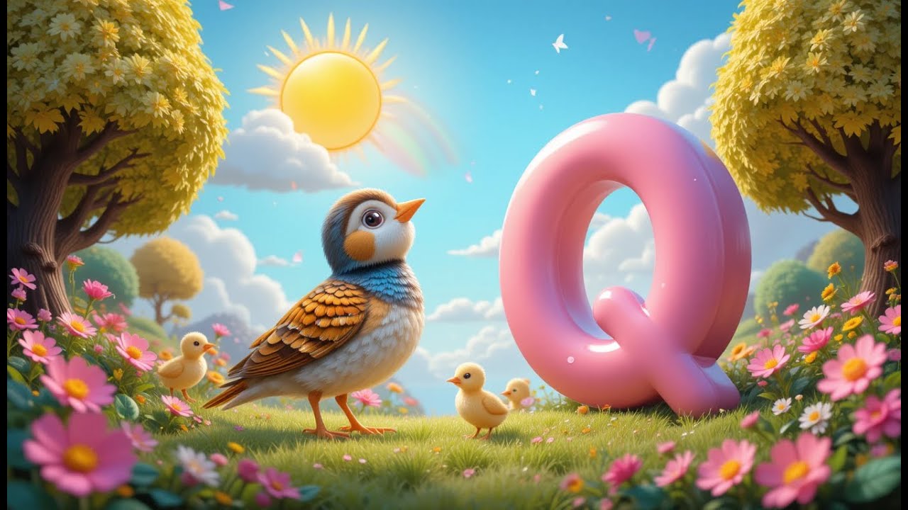 q is for quail - Fun ABC Song for Kids | Learn Alphabet with Animals ...