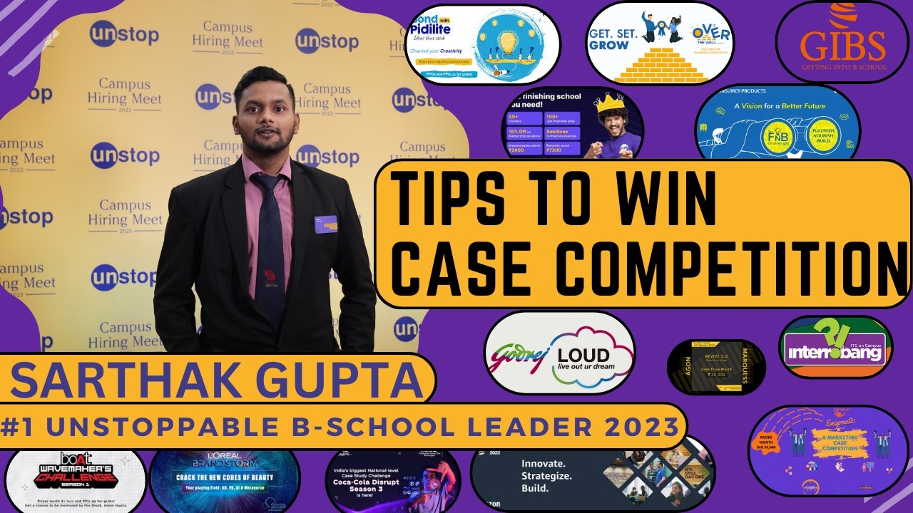 Sarthak's Winning Secrets | Exclusive Interview | 17 case competitions ...