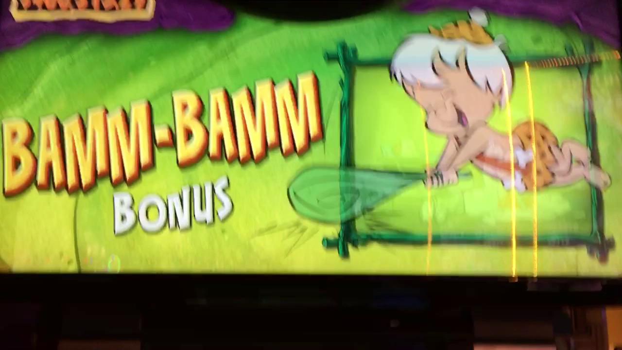 The Flintstones slot machine bamm bamm bonus - YouTube