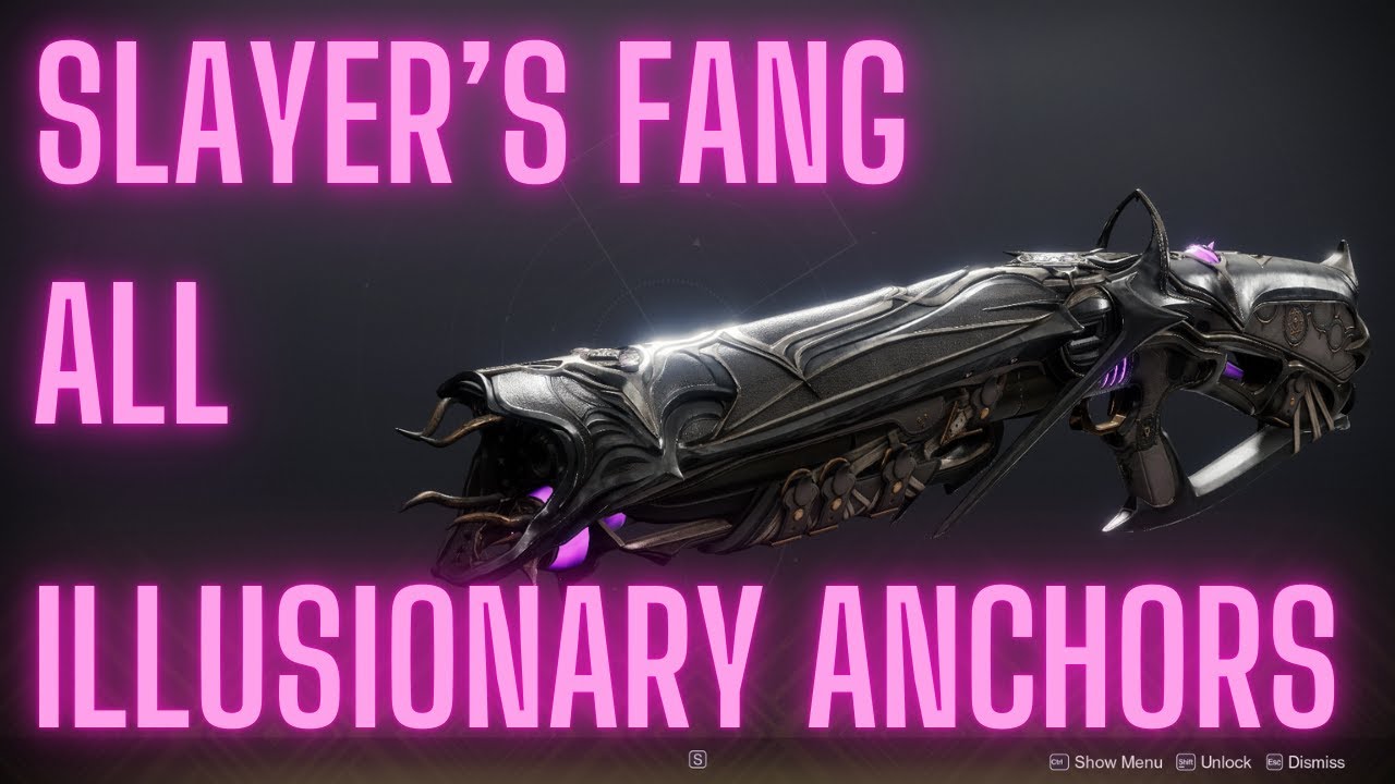 Slayer's Fang - All Illusionary Anchors - Kell's Fall Exotic Mission ...