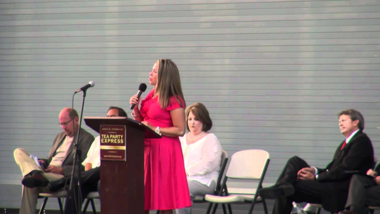 Utah Tea Party Organizer Darcy Van Orden Speaks in Salt Lake City - YouTube