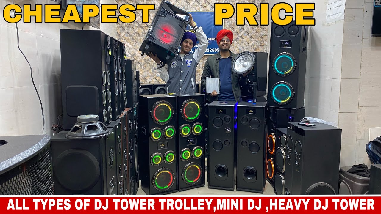CHEAPEST PRICE ALL TYPES DJ TOWER 🔥 - YouTube