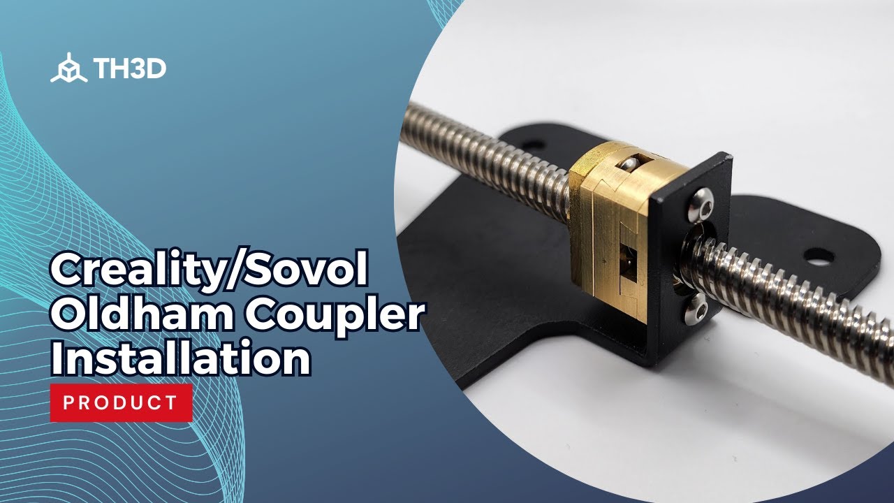 Creality/Sovol Oldham Coupler Installation - Product Video - YouTube