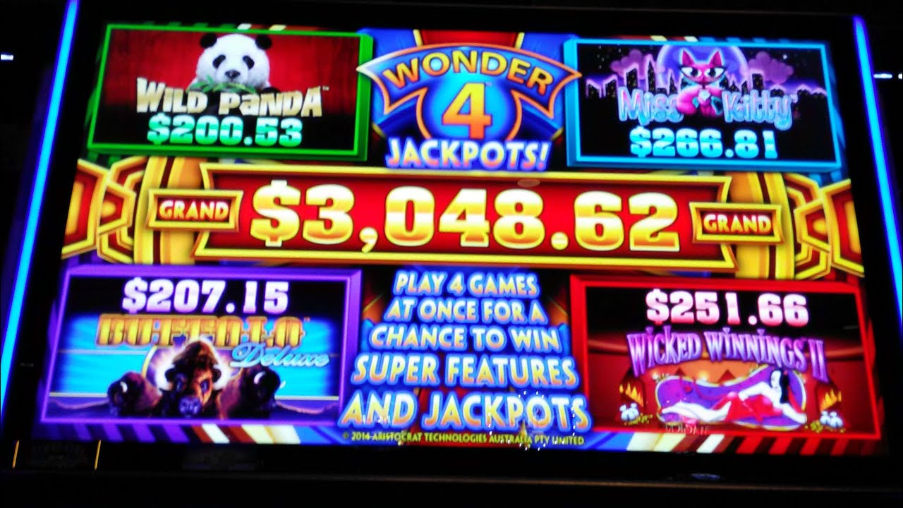 Aristocrat First Look - Wonder 4 Jackpots ! : Bonus & Line Hit on a $ 2 ...