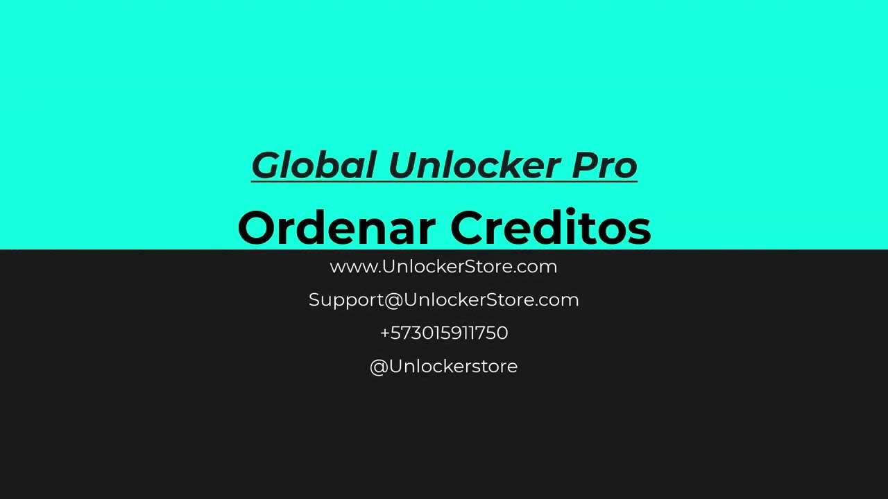 Ordenar creditos de global unlocker pro - YouTube