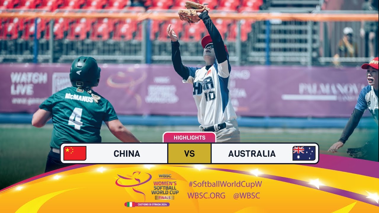 Highlights | Game 14 China vs Australia | 2024 WBSC Women’s Softball ...