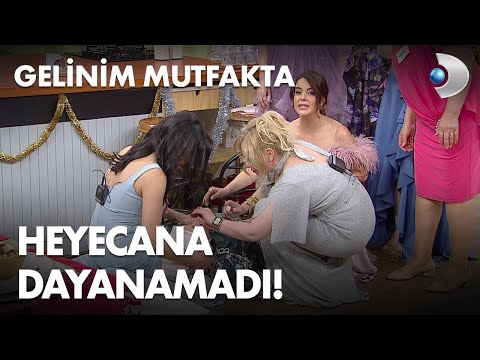 Beyhan Hanım heyecana dayanamadı ve bayıldı! Gelinim Mutfakta 965. Bölüm
