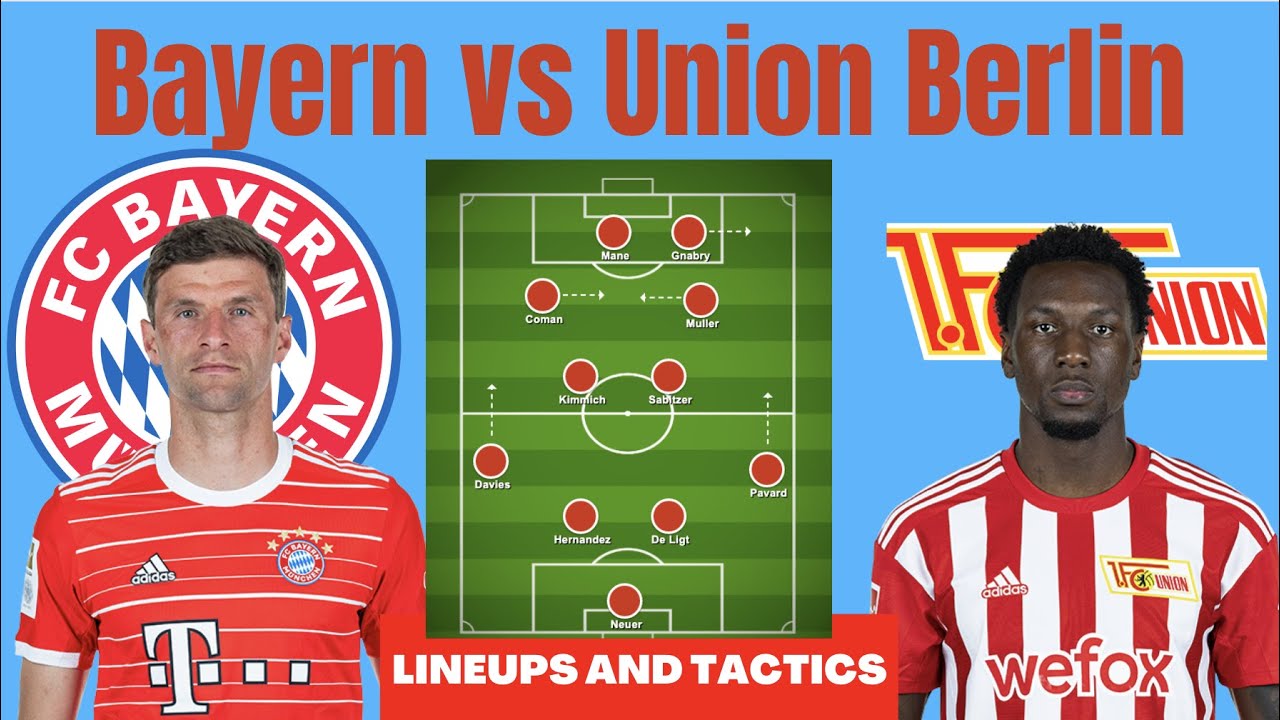 TACTICS: Bayern vs Union Berlin | Lineups, Preview, Score Prediction ...