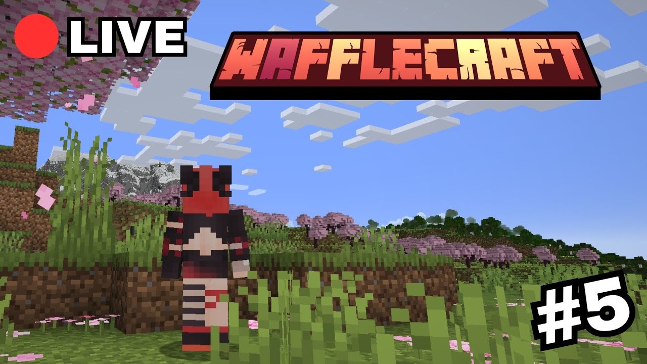 [VTUBER ITA] CERCHIAMO DI NON ESPLODERE OGNI 5 SECONDI NELLA WAFFLECRAFT! #6 - YouTube