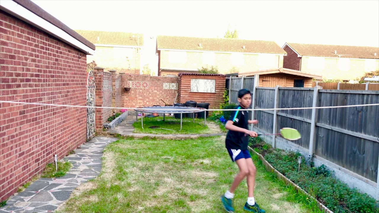 Badminton Training Court Coverage Shadow - YouTube