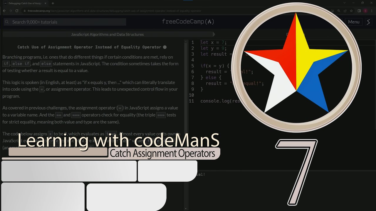 Javascript Debugging Catch Use Of Assignment Operator Instead Of 5418