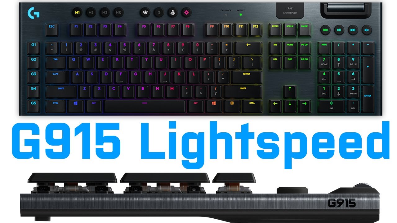LOGITECH G915 LIGHTSPEED - Epic Unboxing - YouTube