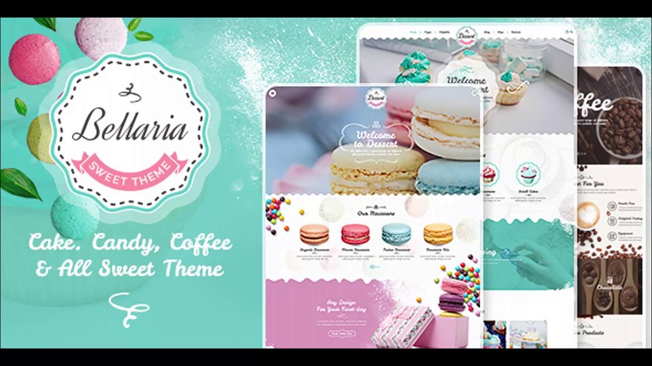 Bellaria - a Delicious Cakes and Bakery WordPress Theme | Themeforest ...