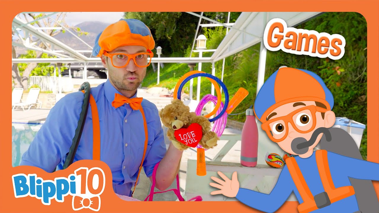 BLIPPI’S TOP TEN: FUN AND GAMES!! | Blippi | Moonbug Kids - Fun Zone ...