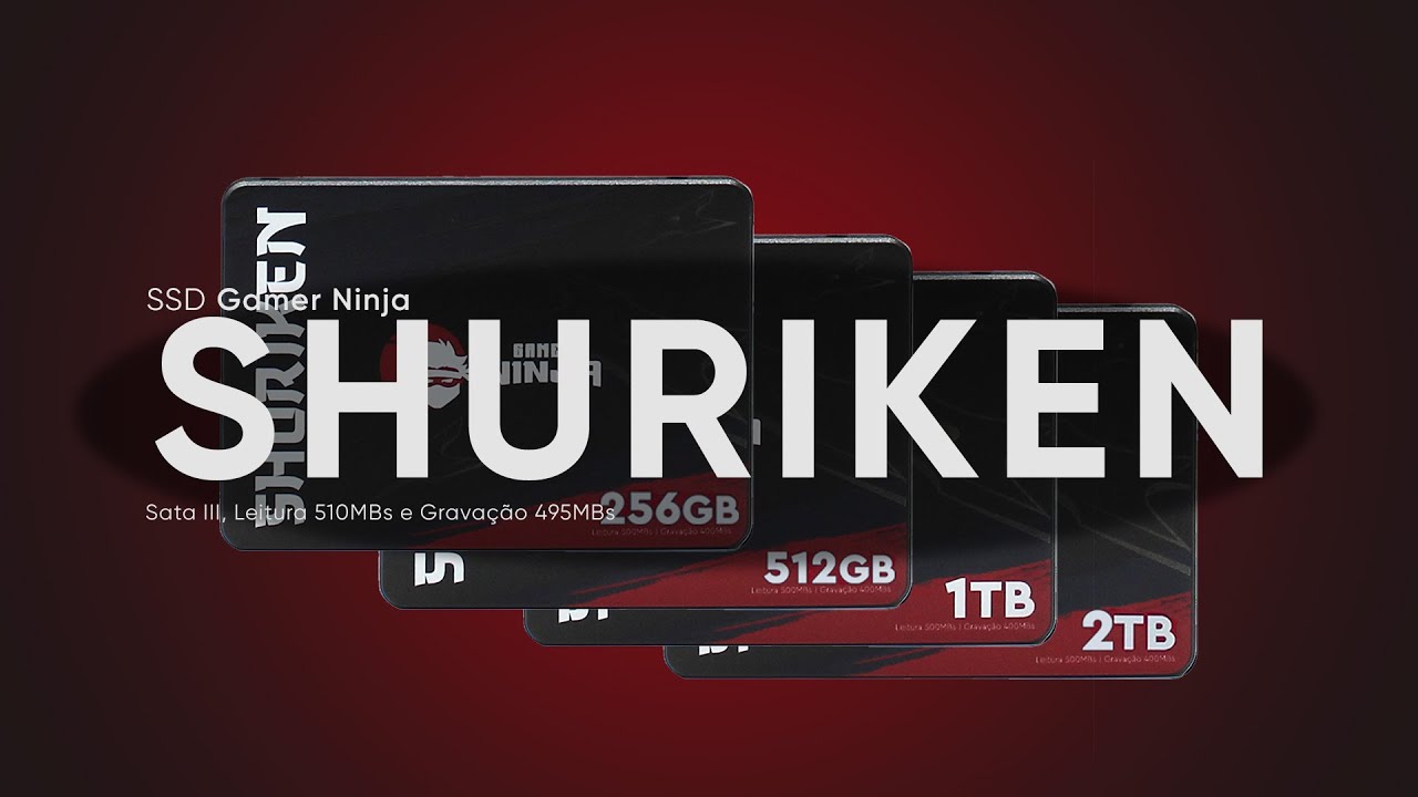 SSD Gamer Ninja Shuriken – Velocidade e Armazenamento Ninja para o Seu ...