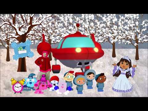 Little Einsteins Blues Clues Snow Forrest Painting Music From The ...
