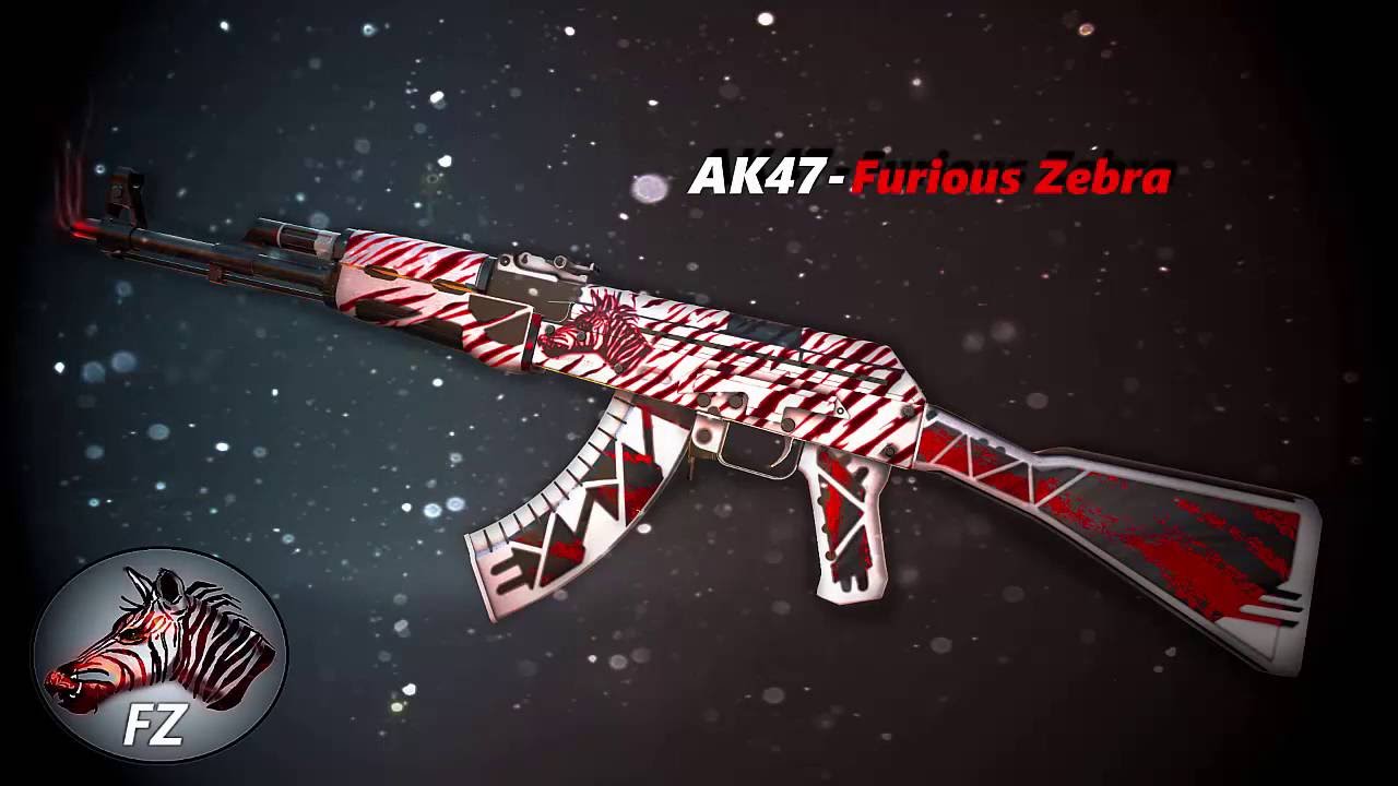 CS:GO Ak47 Skin Furious Zebra - YouTube