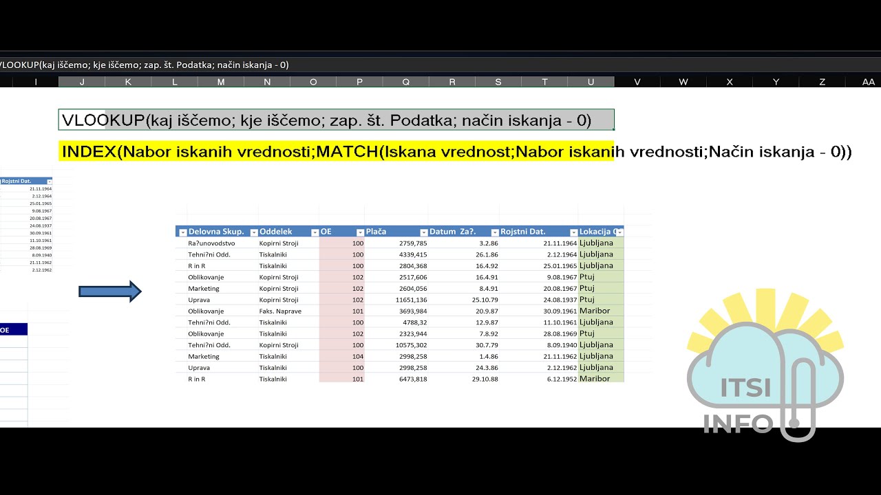 Excelmajsterindexmatch Youtube