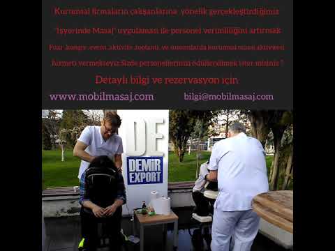 Kurumsal Masaj - Ofiste Masaj - Mobil Masaj - Sandalye Masajı