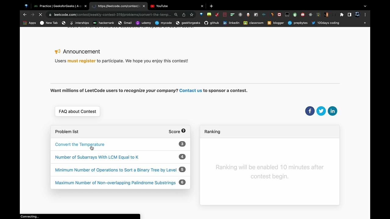 CONVERT THE TEMPERATURE ||LEETCODE - YouTube