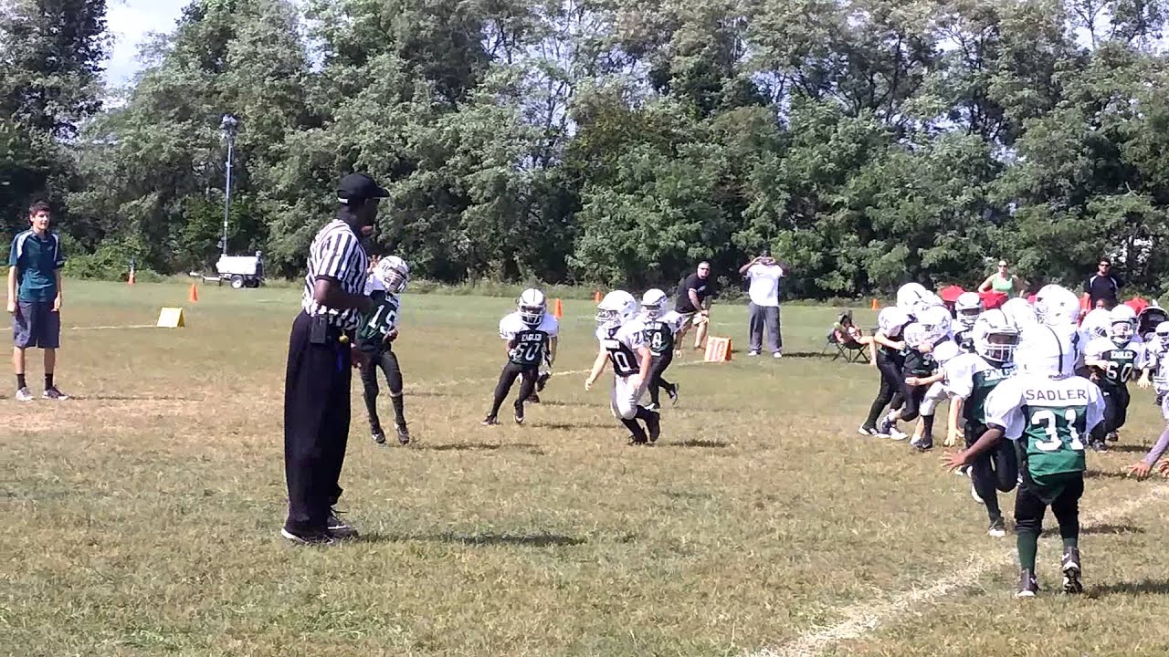 MOT Football Cowboys vs Eagles (Little Pros) - YouTube