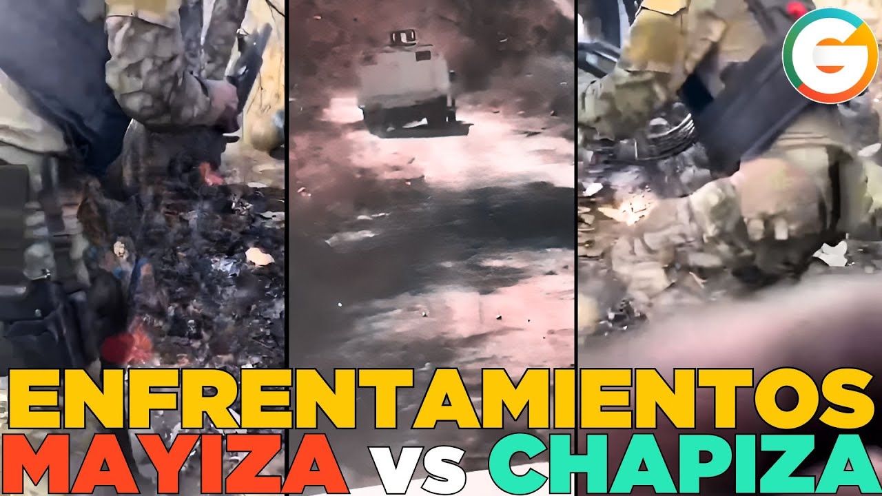 Combates entre La Chapiza y La Mayiza #Sinaloa - YouTube
