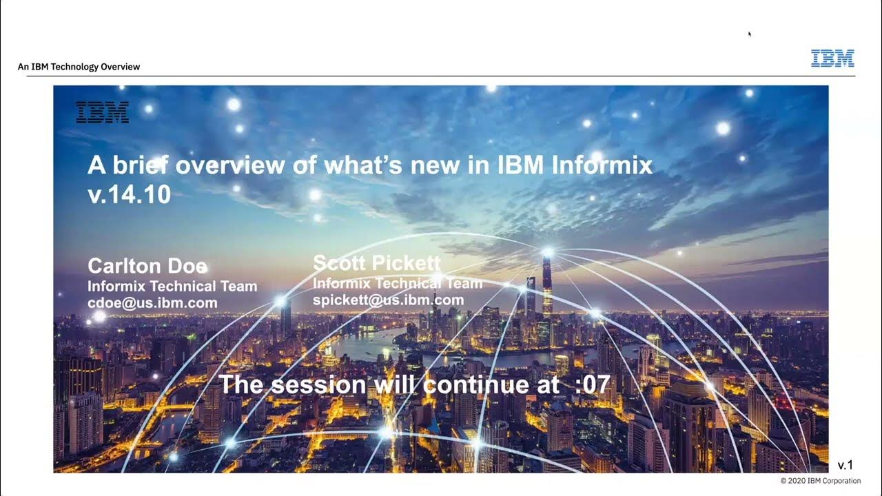 Informix 1410 Part 2 Informix Replication Improvements And 14 10 Fc8 Features By Carlton Doe
