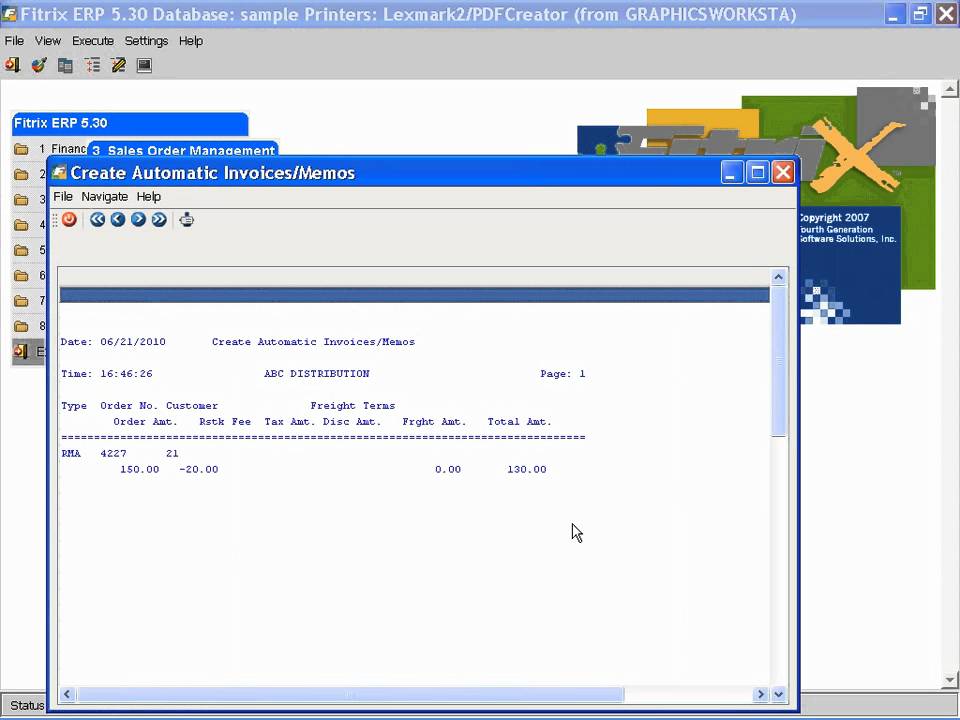 Fitrix ERP Order Entry: Processing Returns/RMAs - YouTube