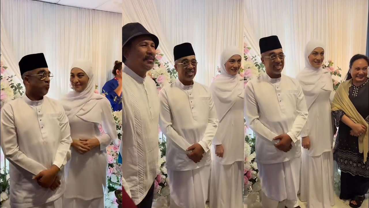 Sweet Pasangan Pengantin Baru Sabri Yunus & Angeline Tan Di Majlis ...