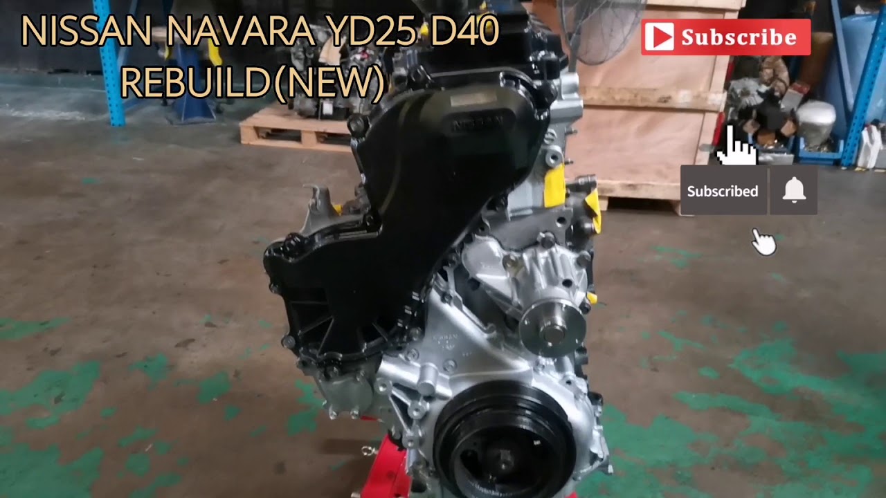 NISSAN NAVARA YD25 REBUILD - YouTube