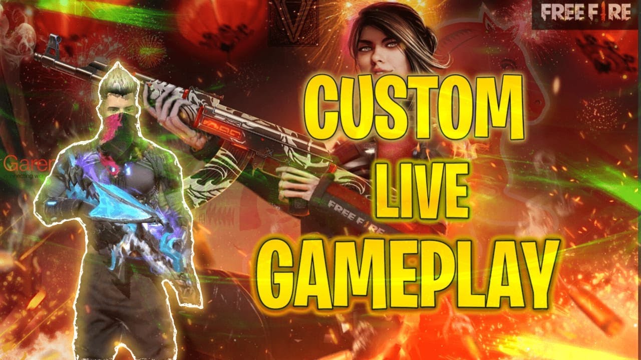 FREE FIRE LIVE CS CUSTOM ROOM PLAY AND WIN DIAMOND | FREE FIRE LIVE ...