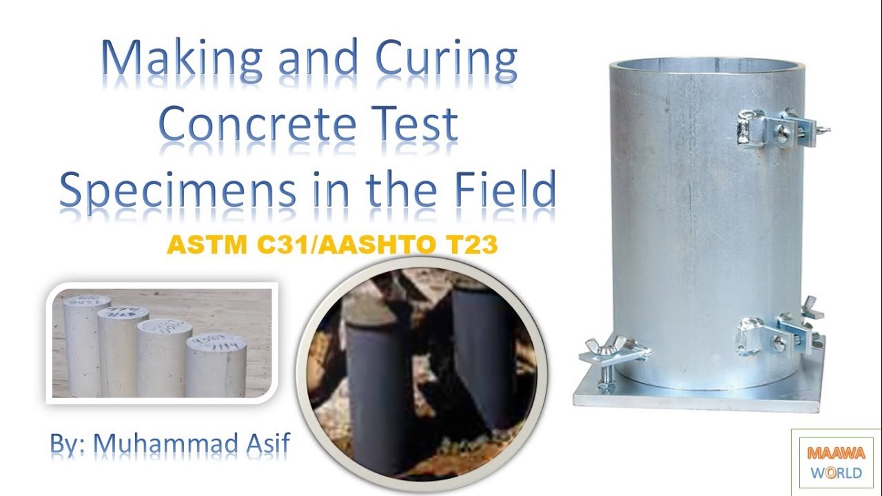 Concrete Curing Cylinders Field